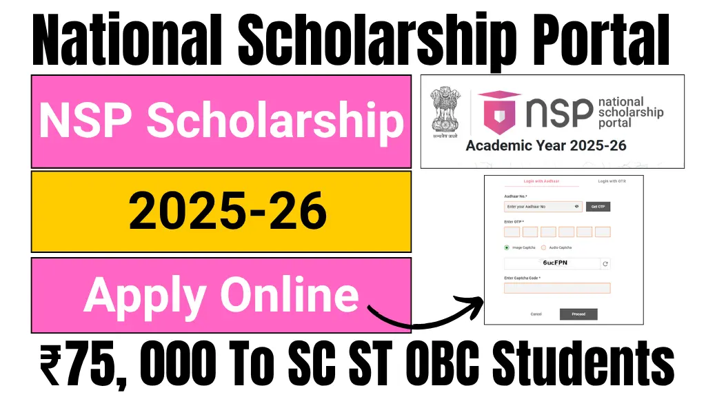 NSP Scholarship 2025-26 Apply Online, Check Eligibility, Registration ...